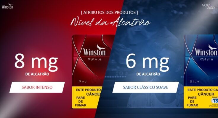 Winston Xstyle Blue | Cigarrete tabacaria